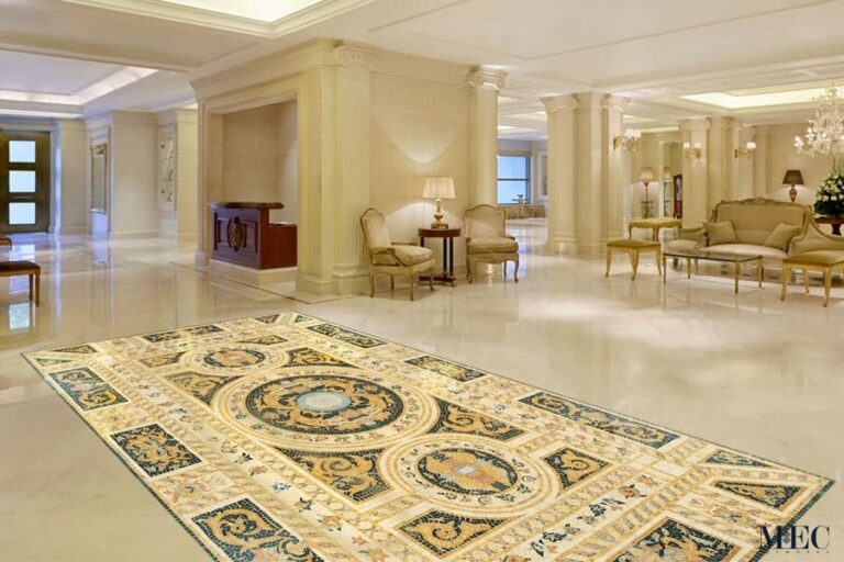 Armida Marble Mosaic Tile Rug - MEC - Bespoke Luxury Mosaics