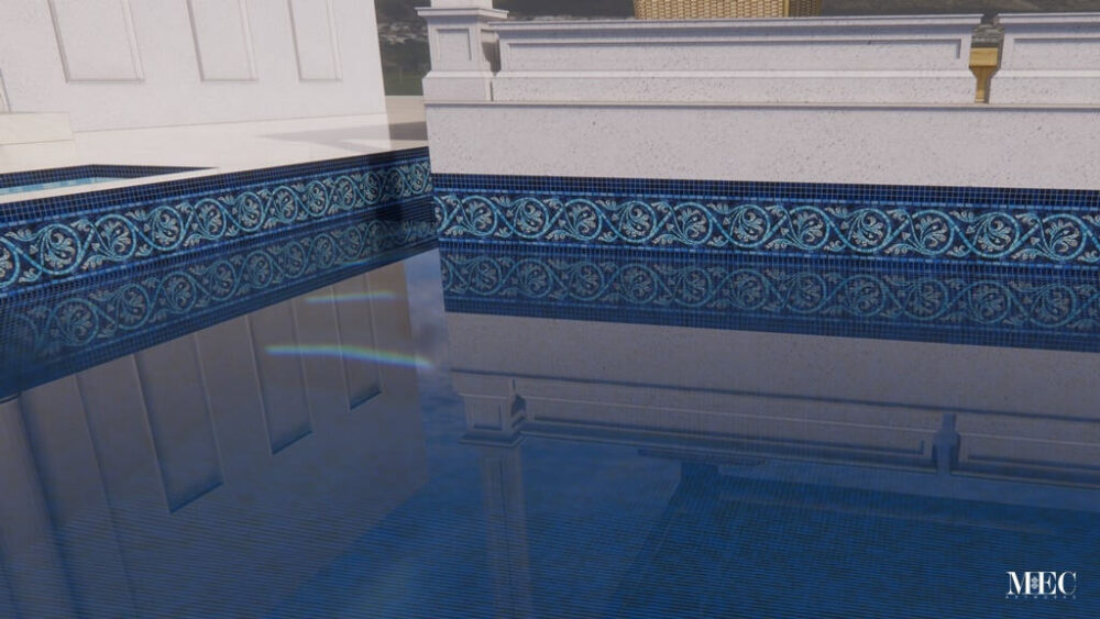 Choosing the Perfect Waterline Pool Tile - Plus 5 Glass Mosaic Design ...
