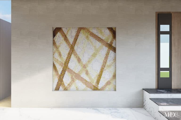 Amber Straw Custom Mosaic Tile - MEC - Bespoke Luxury Mosaics