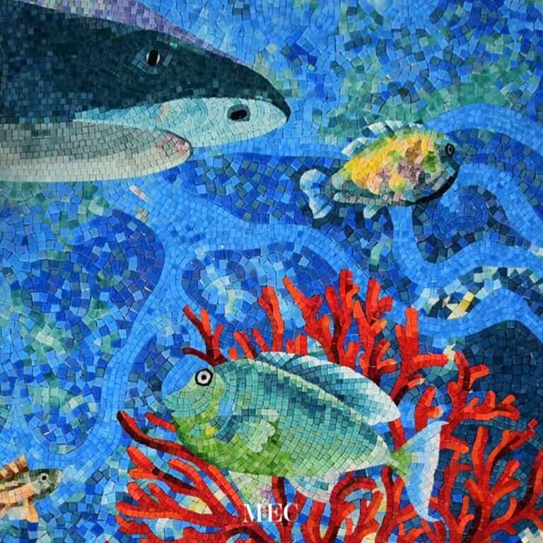 Fish Mosaic Art Ideas for Your Space - MEC - Bespoke Luxury Mosaics